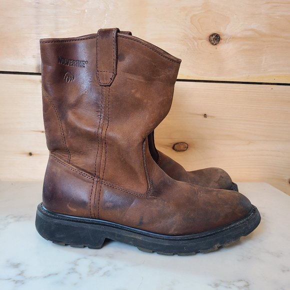 Wolverine | Shoes | Wolverine Leather Boots Mens 5 Brown | Poshmark